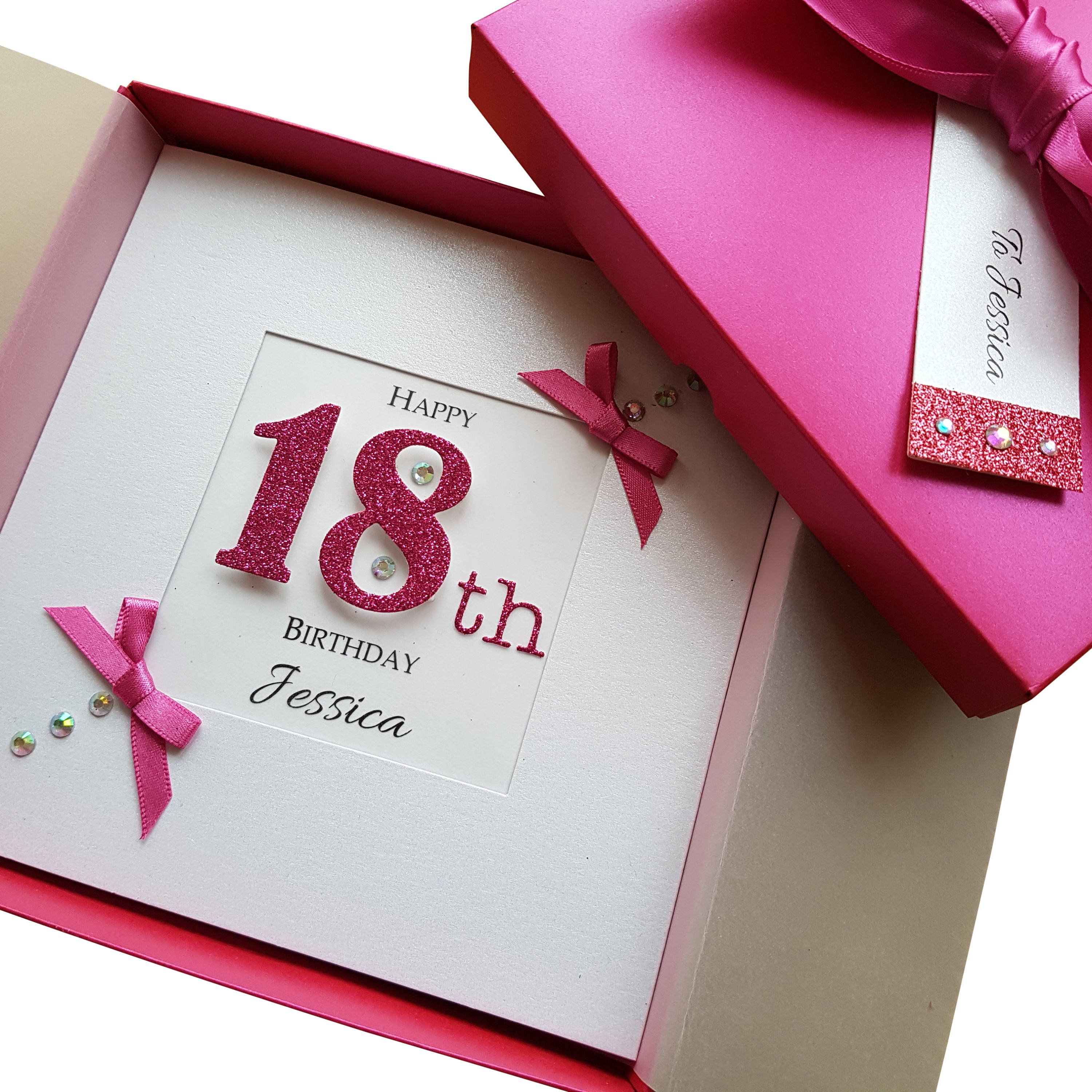 LUXURY Girls Birthday Card Handmade Personalised All Etsy