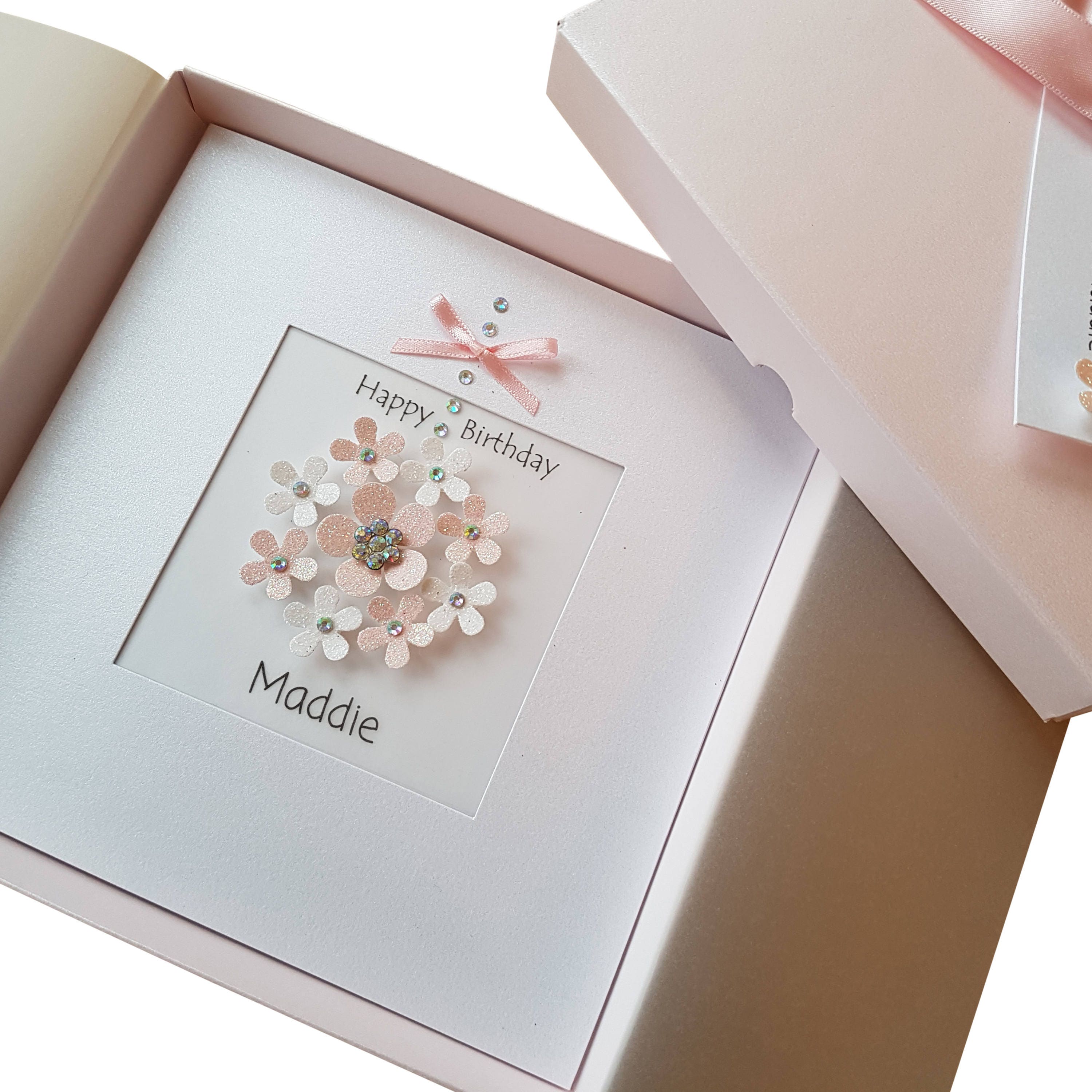 LUXURY Boxed Birthday Card Handmade Personalised For Etsy LUXURY Boxed Birthday Card Handmade Personalised For Etsy