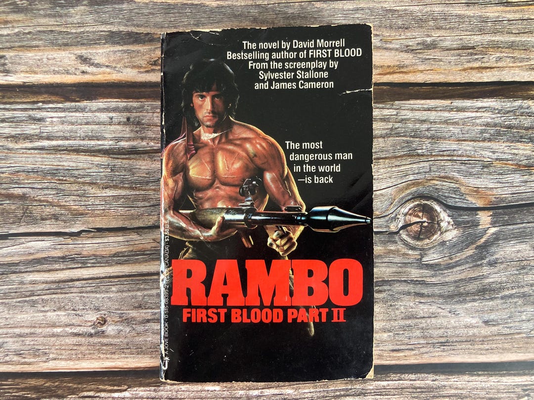 Rambo First Blood Part II Novelization by David Morrell | Jove Movie Tie-in Book - Paperback ...