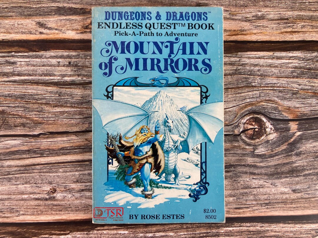 Vintage Dungeons & Dragons Endless Quest Book Pick-a-path to Adventure ...