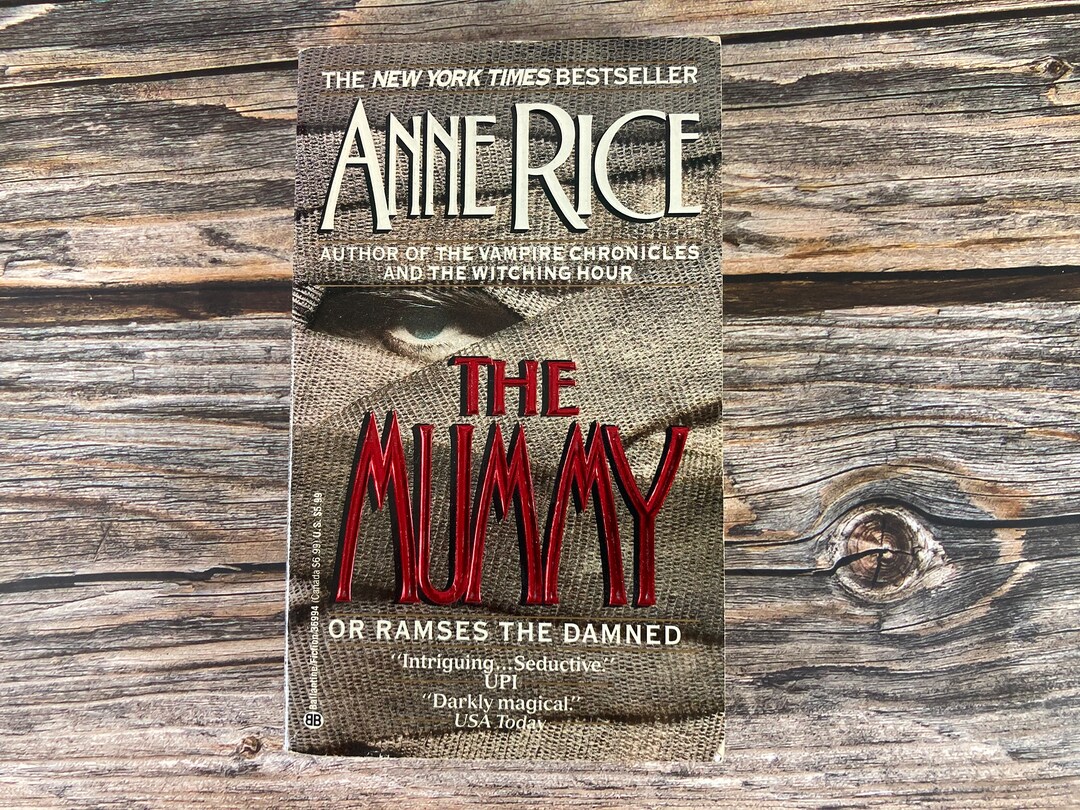 The Mummy by Anne Rice- Horror Books - Horror Movie Books Paperback ...