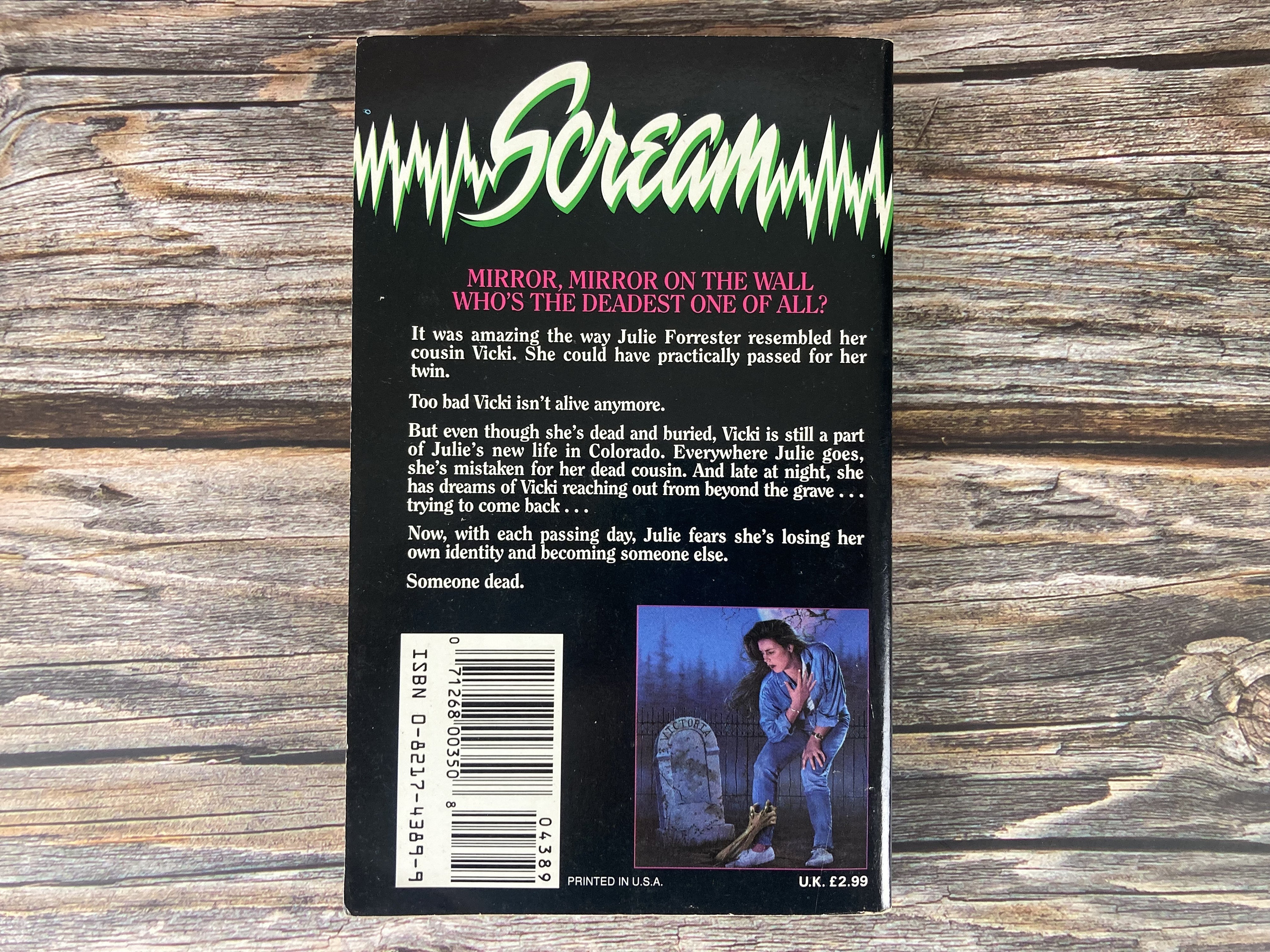 Scream the Dead Girl Gibson Z Fave Vintage Paperback Horror, YA Young ...