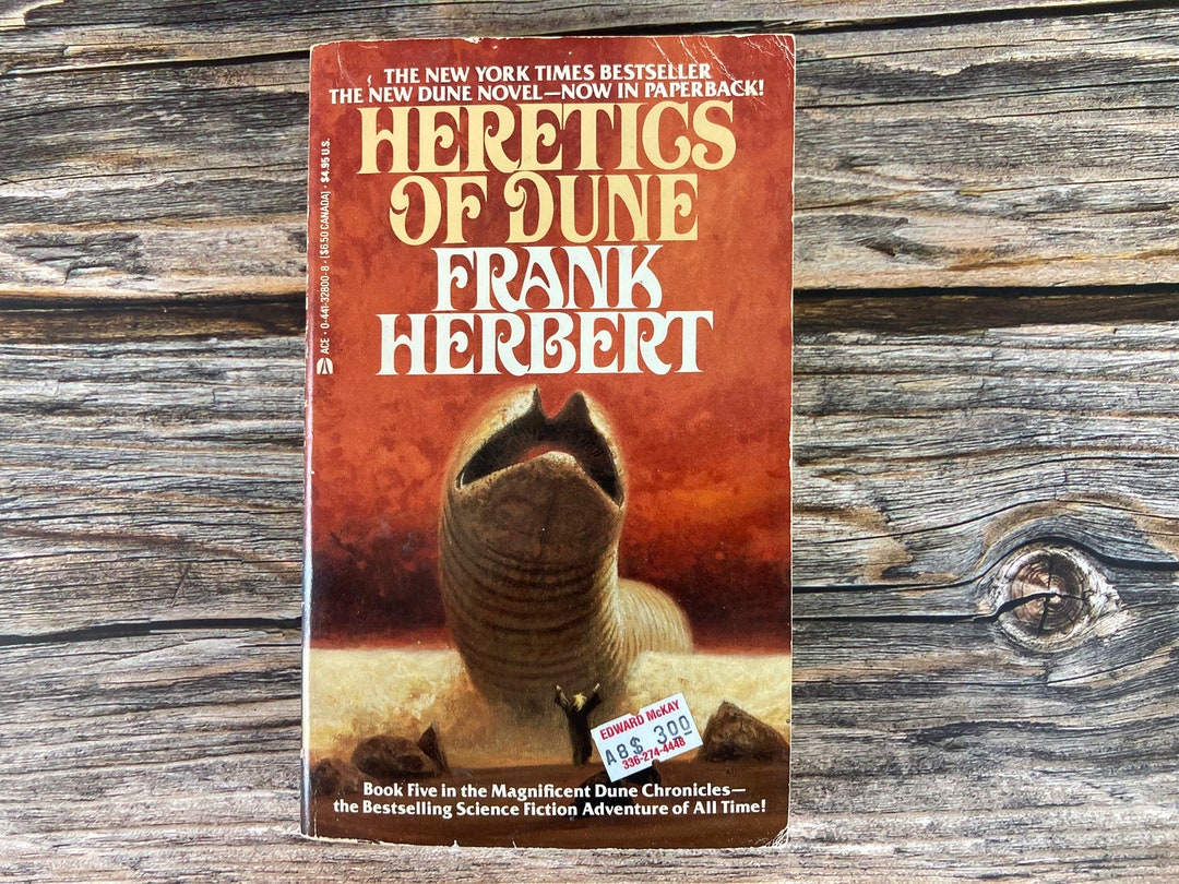 Heretics of Dune by Frank Herbert Ace Science Fiction Books 1980s Sci ...