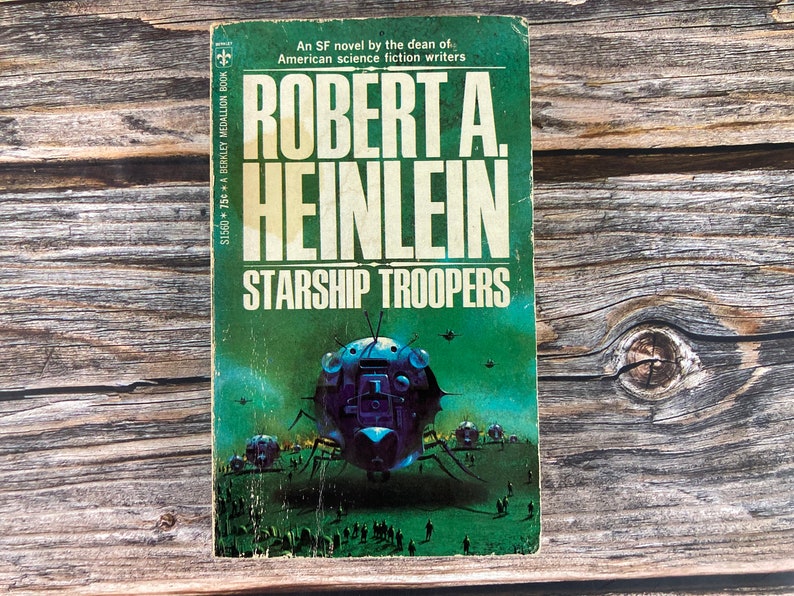 Starship Troopers by Robert A. Heinlein Berkley Books 1970s Sci Fi Paperbacks - Etsy