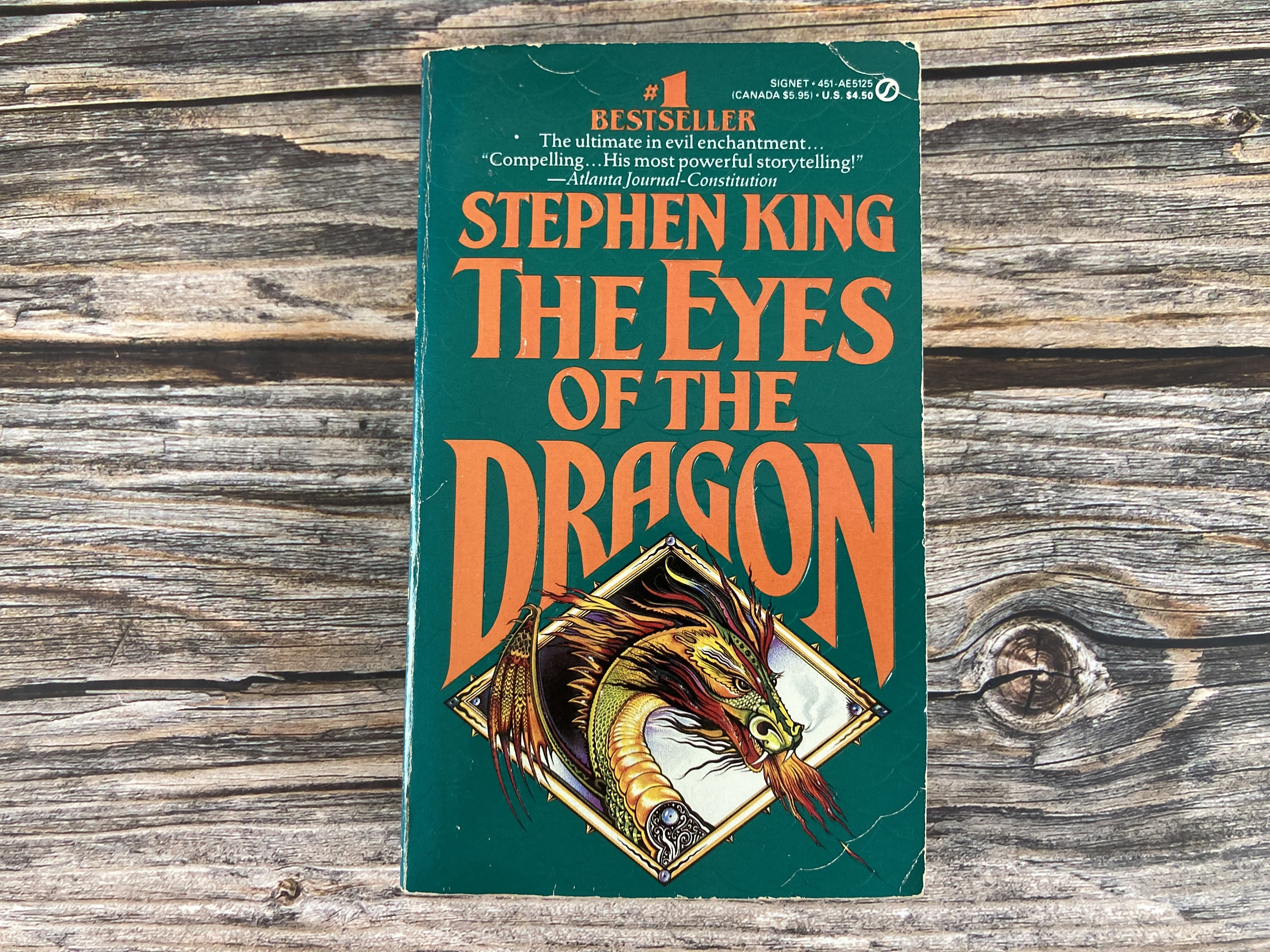 The Eyes of the Dragon by Stephen King - GREEN Cover - Signet Publisher ...