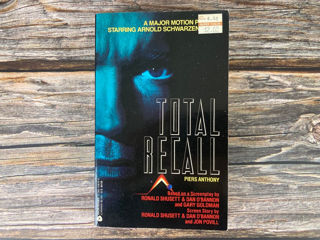 Total Recall Novelization by Piers Anthony - Based on Screenplay ...