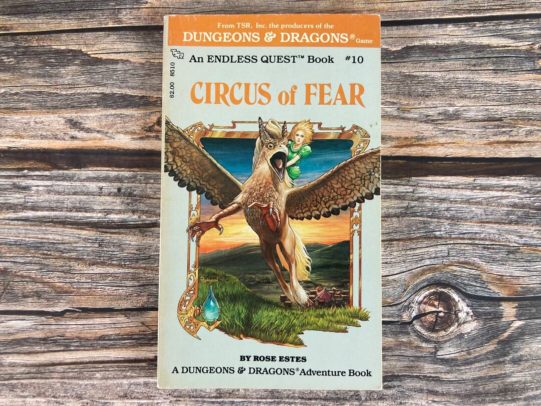 Vintage Dungeons & Dragons Endless Quest Book #10 Circus of Fear by ...
