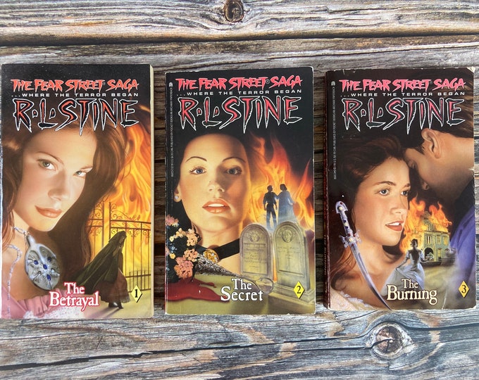 House of Evil Trilogy by R.L. Stine Vintage 99 Fear Street Books ...