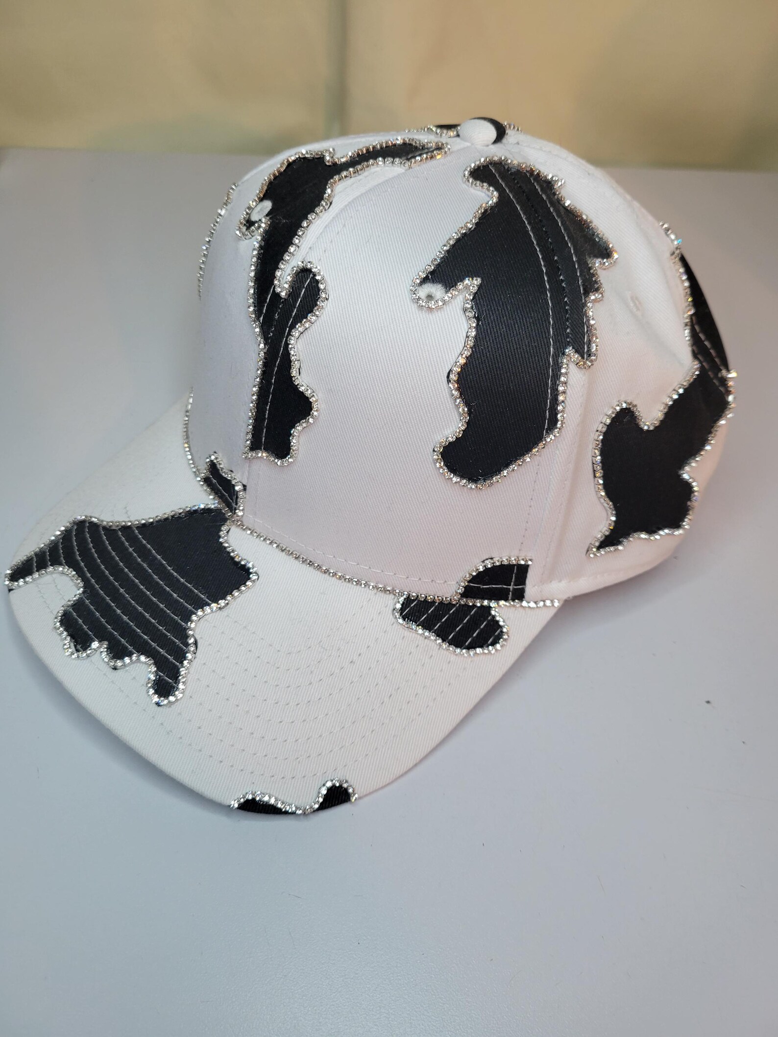 Cow Print Cap - Etsy