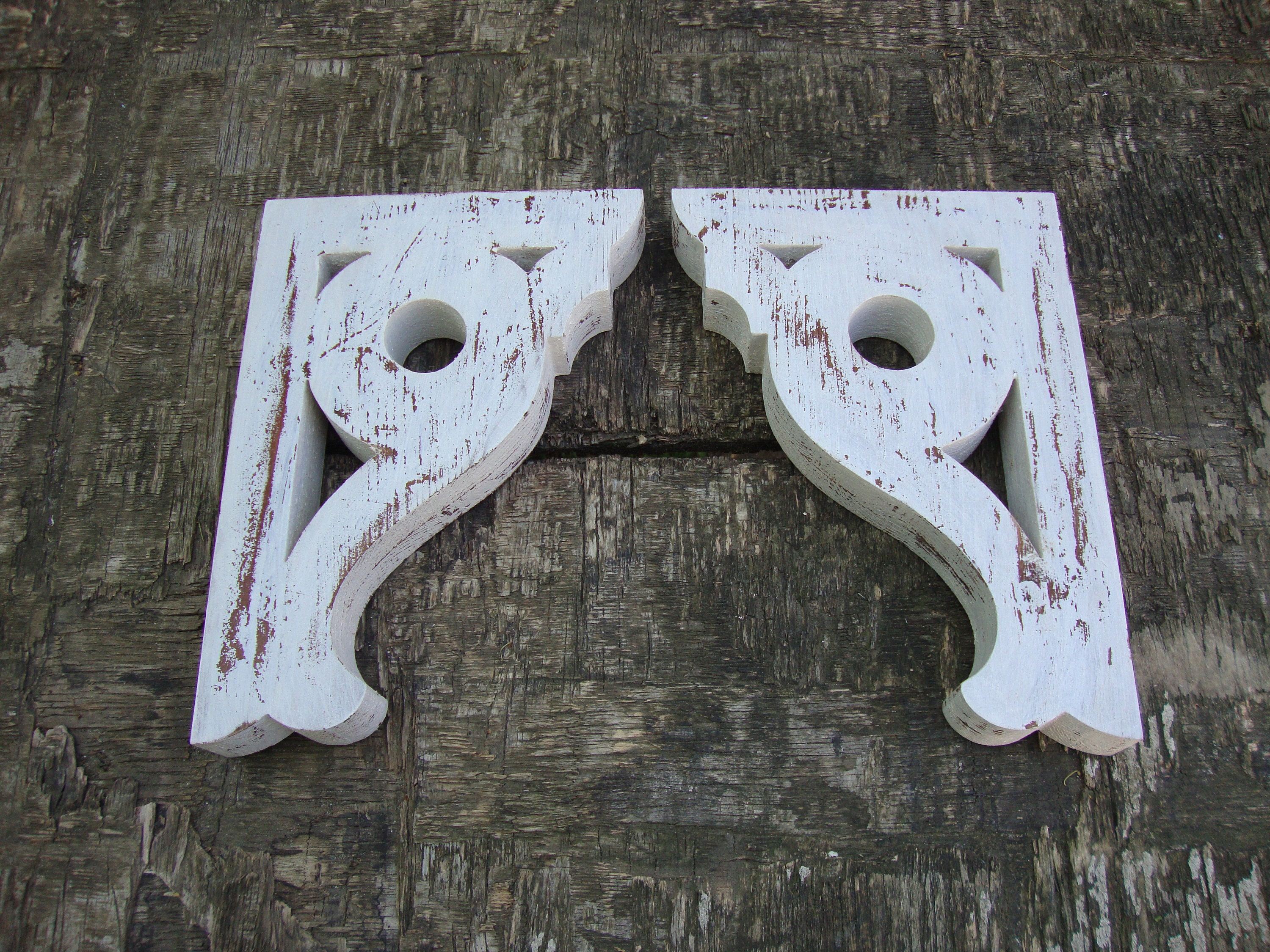 Rustic Curtain rod holder Wood Curtain Rod Holder Window | Etsy