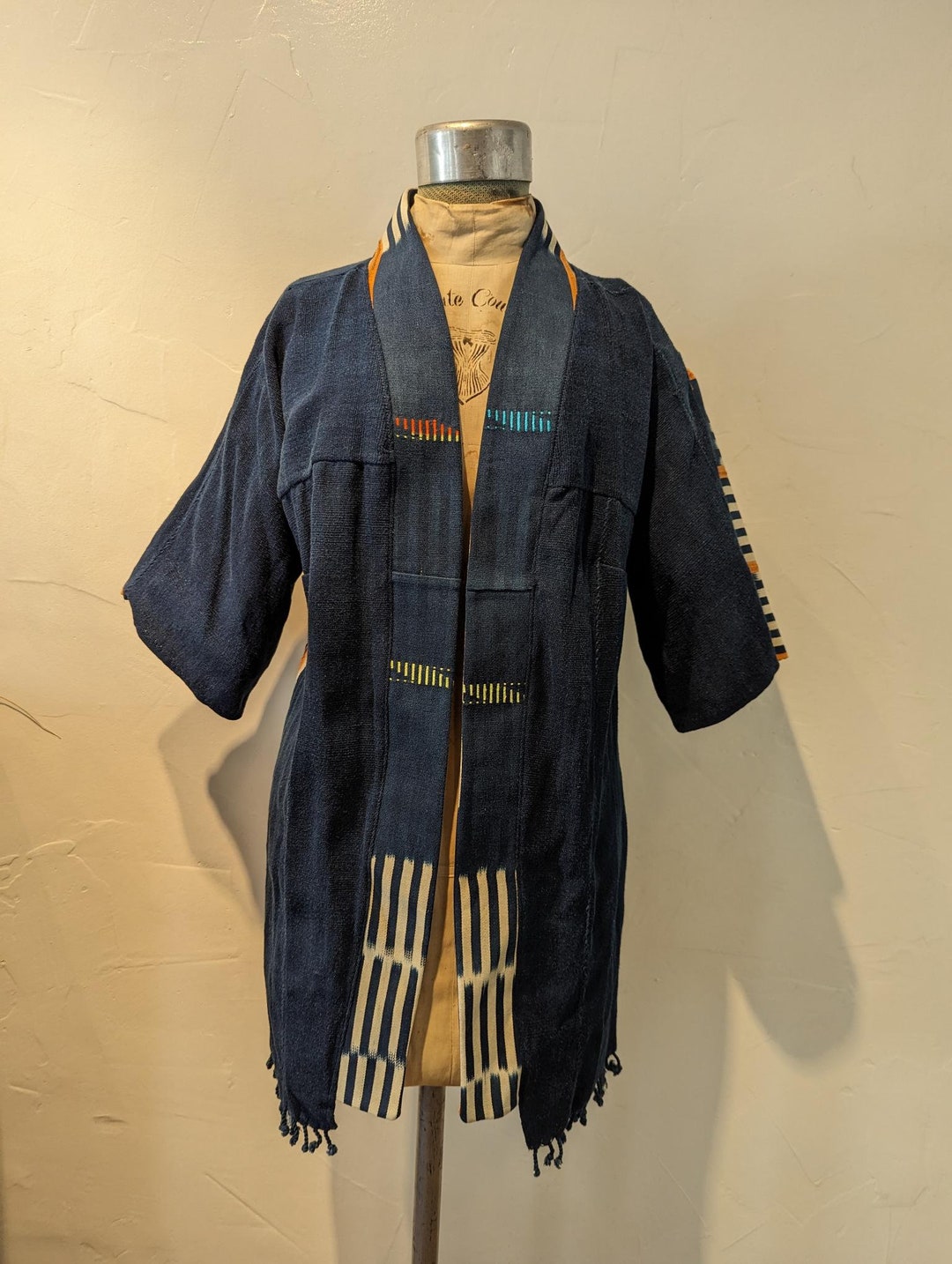 Indigo Batik Coat - Etsy