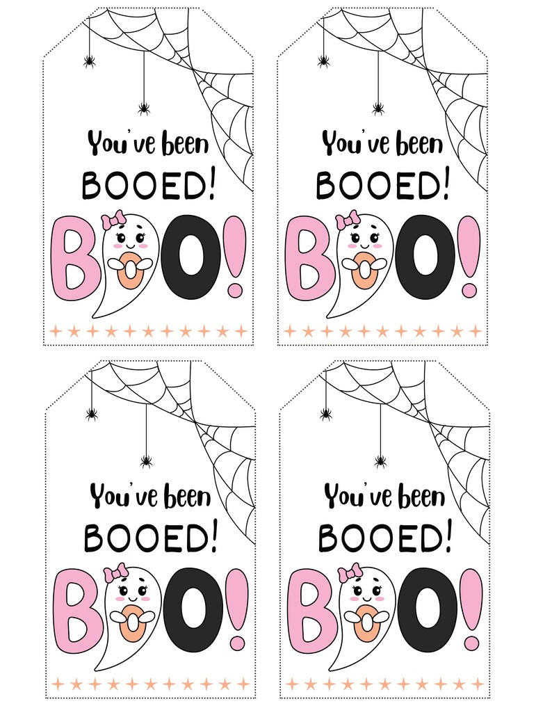 You've Been Booed Printable - Etsy