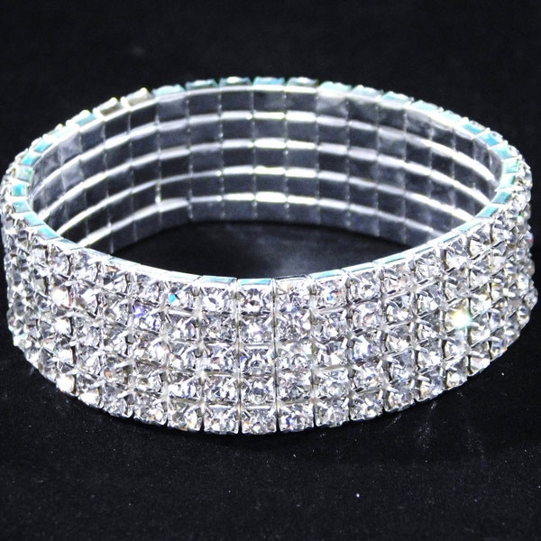 5 Row Bracelet - Etsy