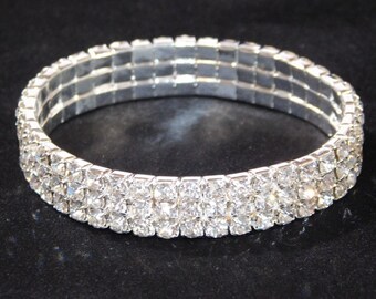 3 Row Bracelet | Etsy