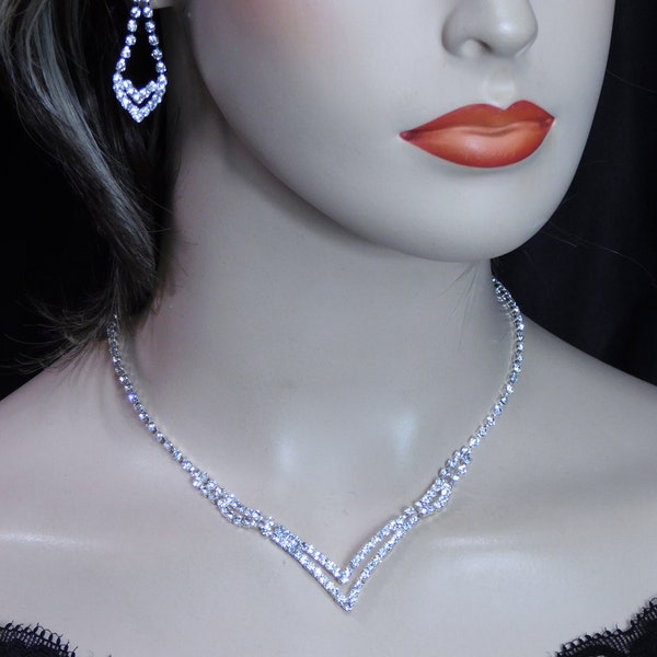 Wedding Necklace Set - Etsy