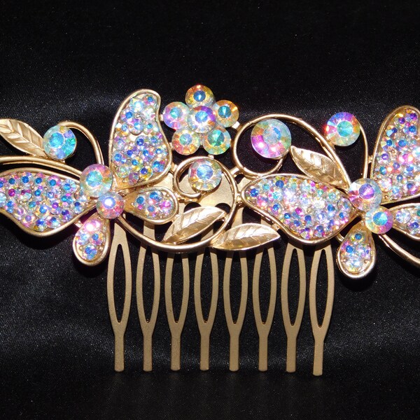 Butterfly Hair Comb - Etsy