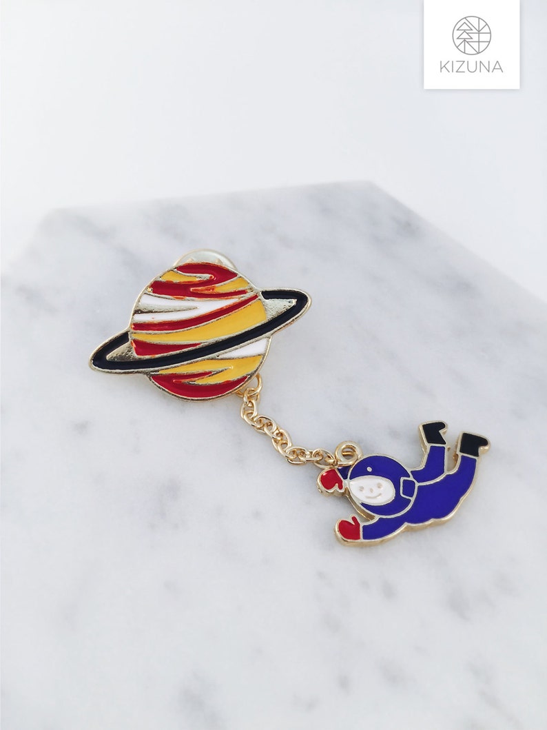 Astronaut Pin Rabbit Pin Fly Me to Space - Etsy