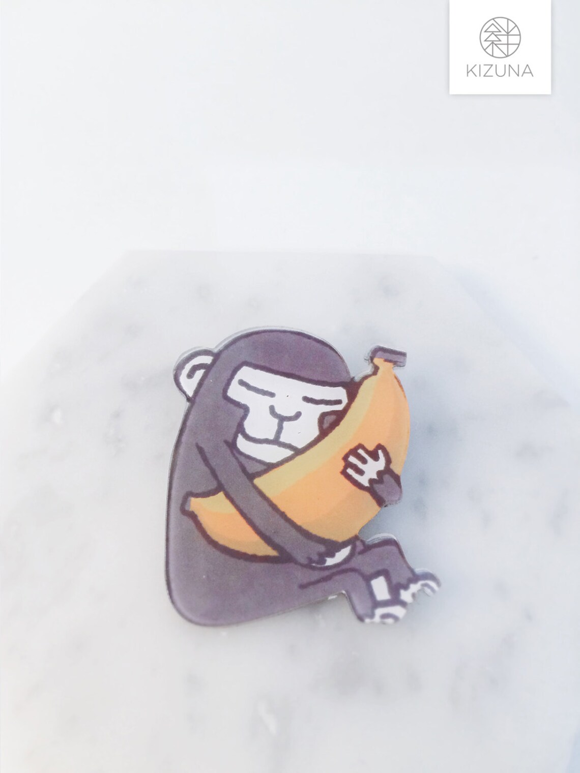 Banana Pin Monkey Pin Banana and Monkey Pin Fruit Pins - Etsy Australia