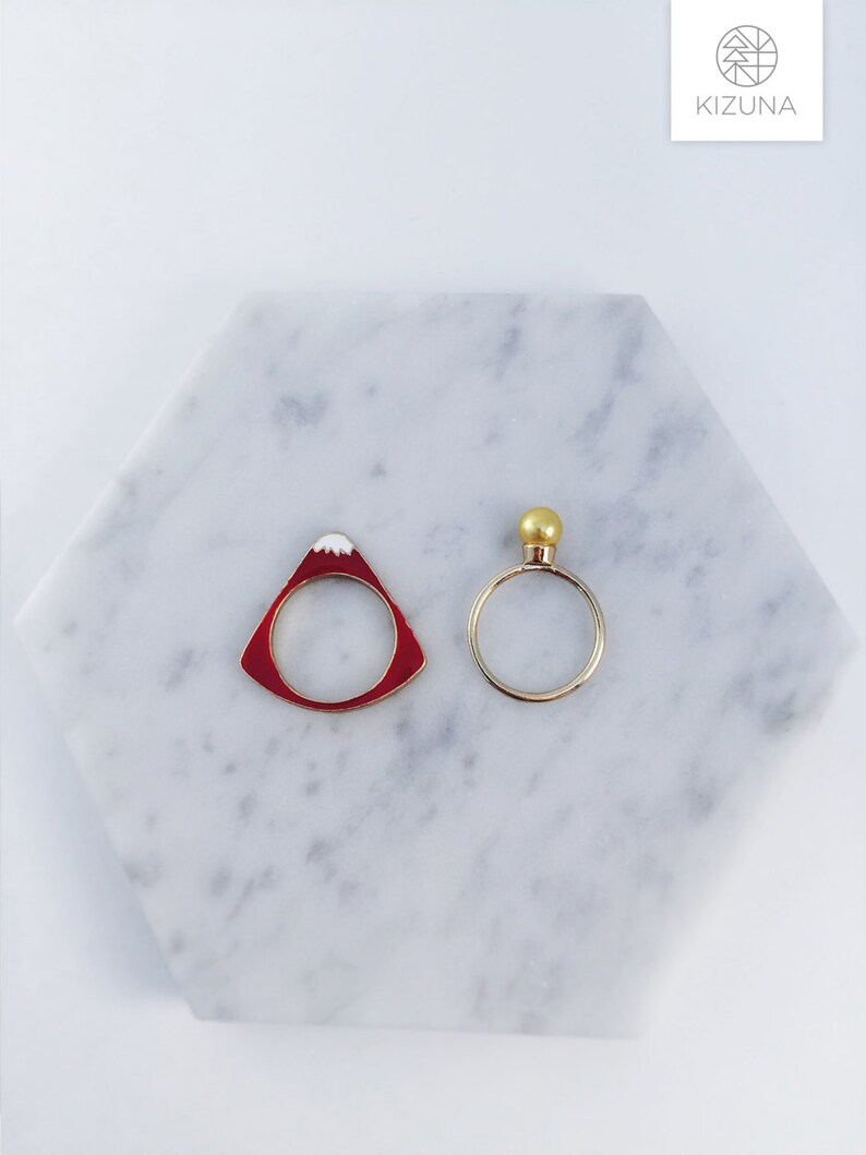 Japan Mt Fuji Ring Traditional Design Japan Accessory - Etsy