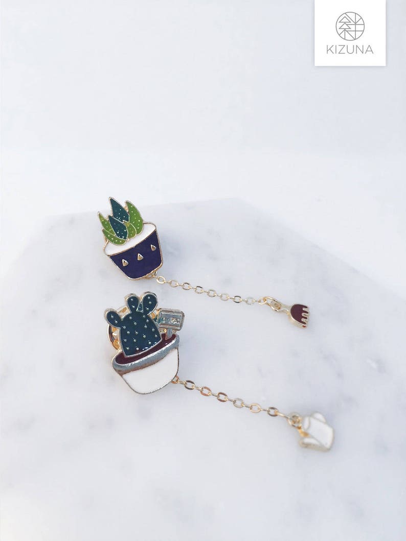 Succulent Pin Cactus Pin Plant Pins Cactus Accessories - Etsy