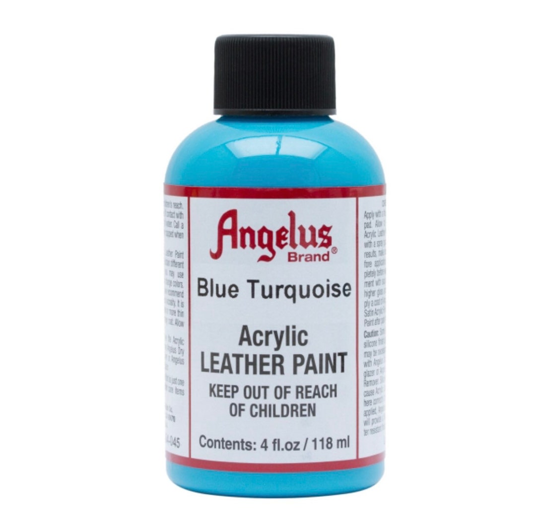 Angelus Paint Blue Turquoise 4oz - Etsy