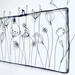 Wire Flower Meadow in a Wire Frame/flowers/seed Heads & Grasses/wire ...