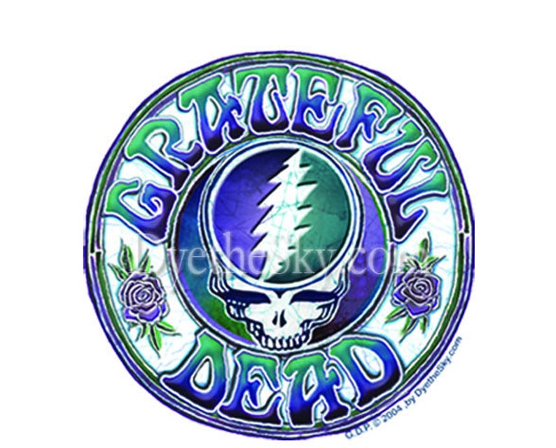 Grateful Dead Sticker Steal Your Face W/classic Lettering. Car Sticker ...