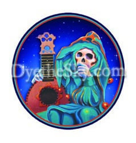 Grateful Dead Jester Sticker Skeleton Jester-decal-laptop | Etsy