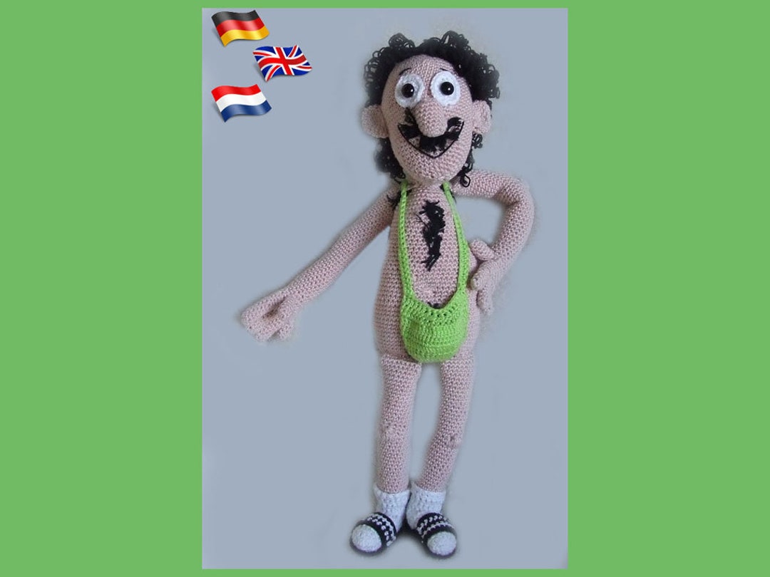 Prince Charming (borat), Amigurumi Doll Crochet Pattern, Crochet Doll ...