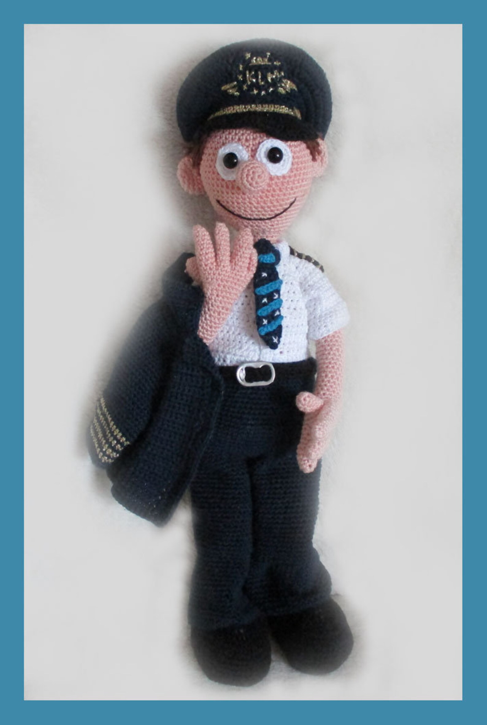 Pilot Pieter Amigurumi Doll Crochet Pattern Crochet Doll - Etsy