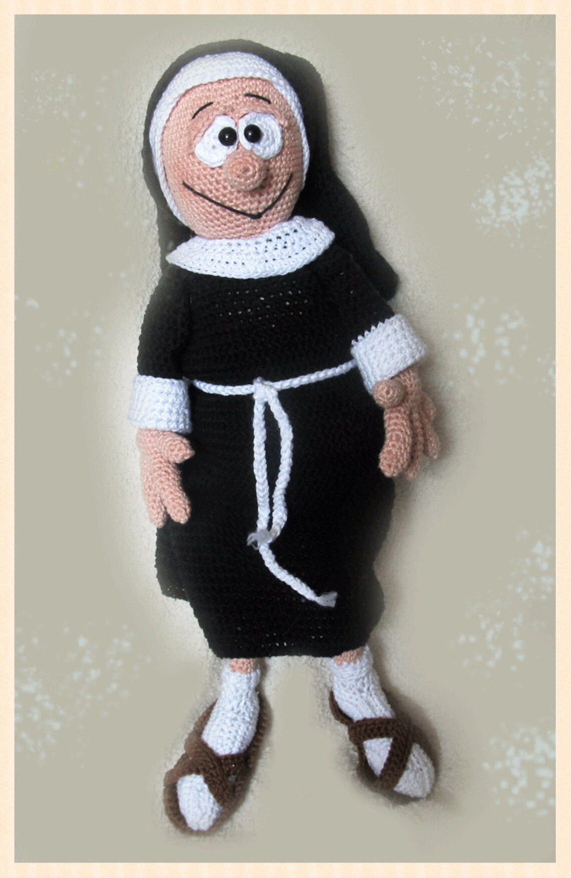 Crochet pattern nun Constance Amigurumi doll crochet pattern | Etsy