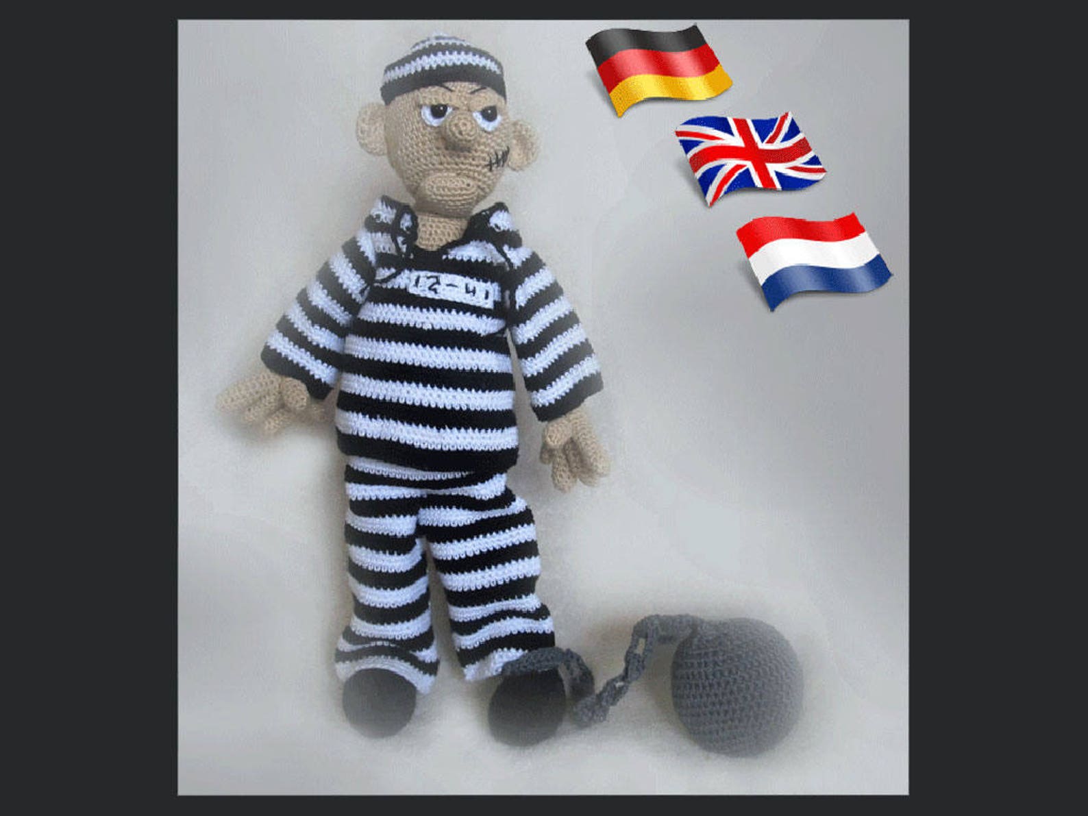 Boris de Boef Amigurumi pop gehaakte poppen patroon - Etsy Nederland