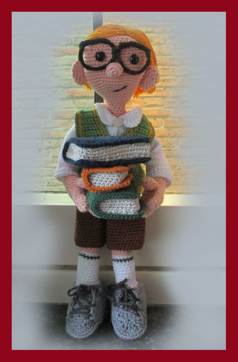 Nerd Nico Amigurumi Doll Crochet Pattern Crochet Doll - Etsy