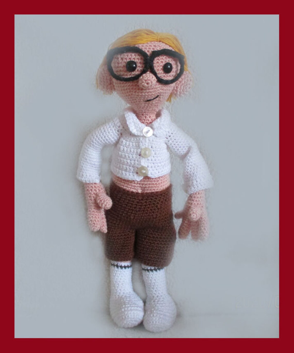 Nerd Nico, Amigurumi Doll Crochet Pattern, Crochet Doll Pattern ...
