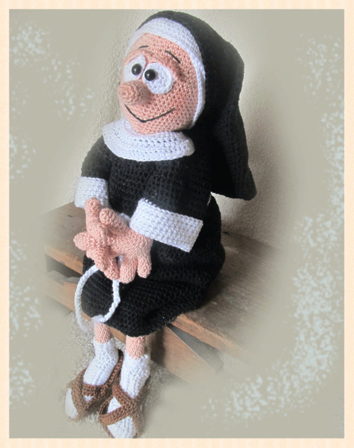 Crochet Pattern Nun Constance Amigurumi Doll Crochet Pattern - Etsy