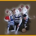 Acrobat Mice, Amigurumi Doll Crochet Pattern, Crochet Doll Pattern ...