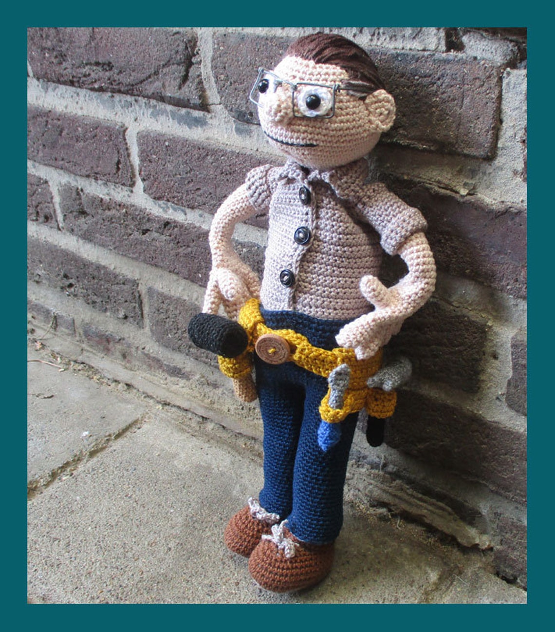 Handyman Herman Amigurumi Doll Crochet Pattern Crochet Doll - Etsy
