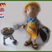 Barbeque Bob, Amigurumi Doll Crochet Pattern, Crochet Doll Pattern ...