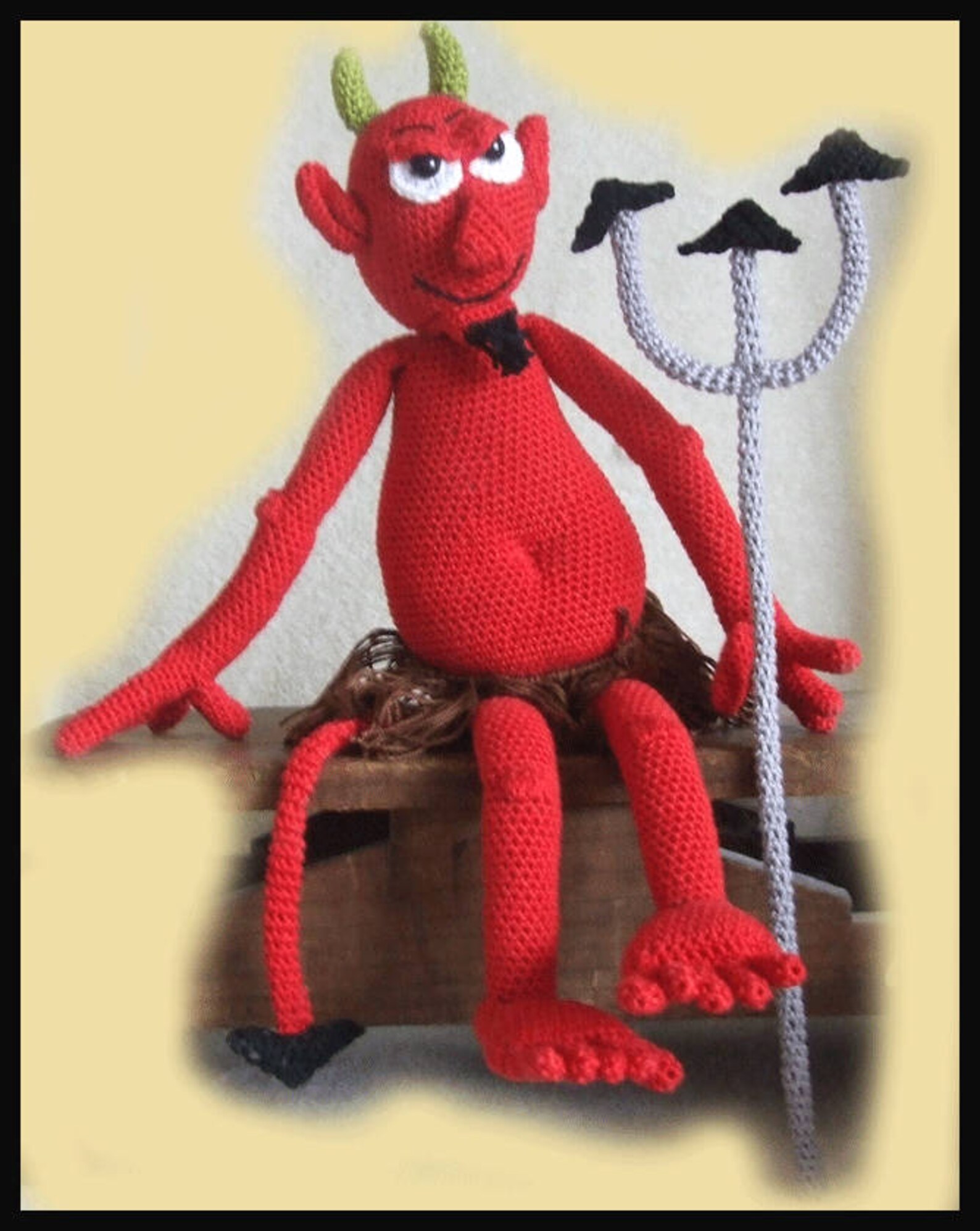 Lucifer, Amigurumi Doll Crochet Pattern, Crocheted Dolls Pattern ...