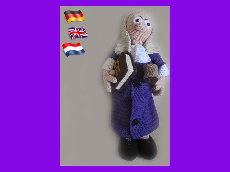 Judge Dane, Amigurumi Doll Crochet Pattern, Crochet Doll Pattern ...