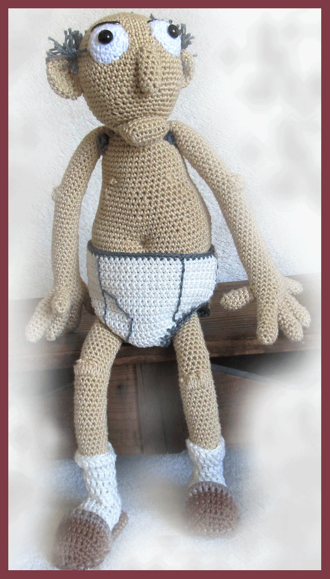 Dirty Old Man Gramps Amigurumi Doll Crochet Pattern - Etsy