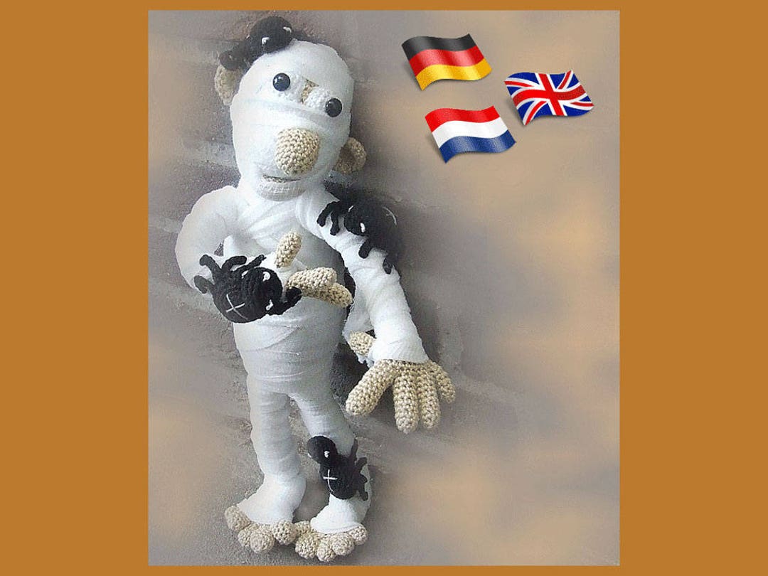 Mummy Manu, Amigurumi Doll Crochet Pattern, Crocheted Dolls Pattern ...