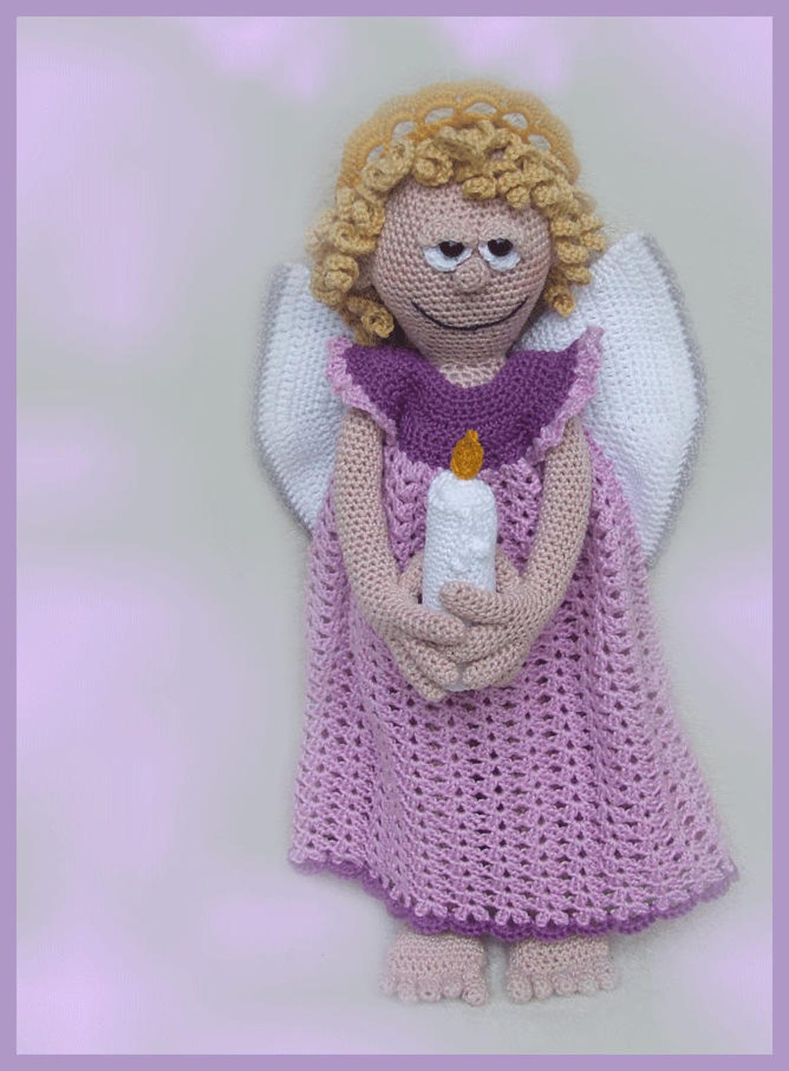 Guardian Angel Hope Amigurumi Doll Crochet Pattern Crocheted - Etsy