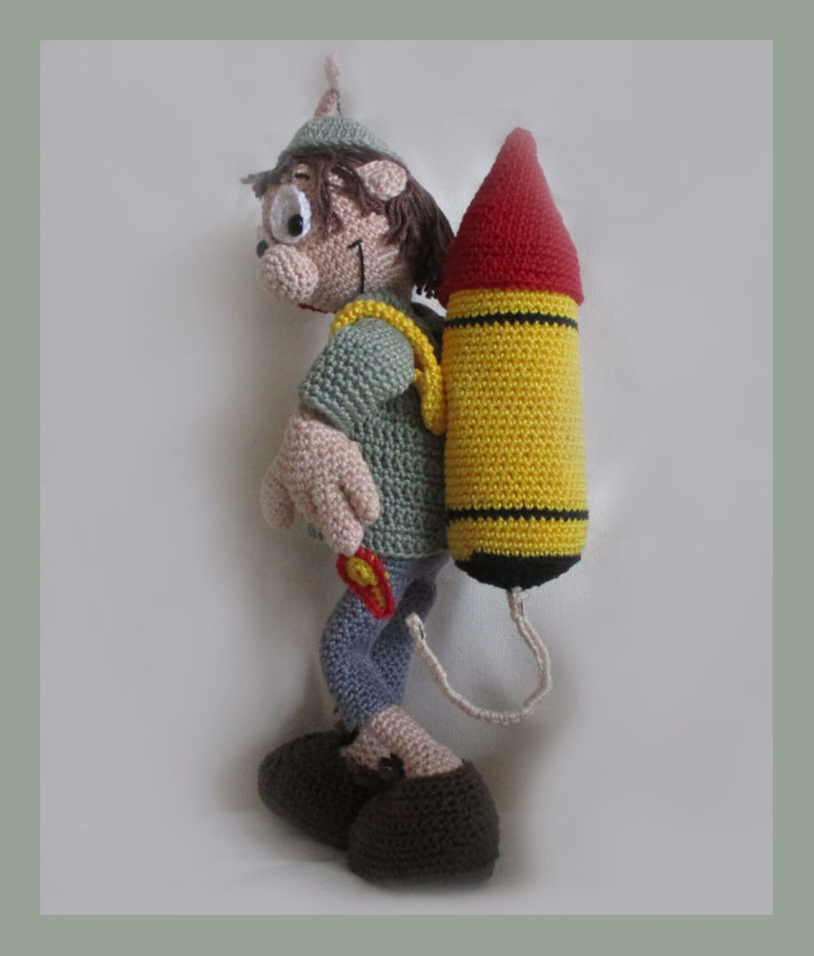 Daredevil Willem(rocketman), Amigurumi Doll Crochet Pattern, Crochet ...