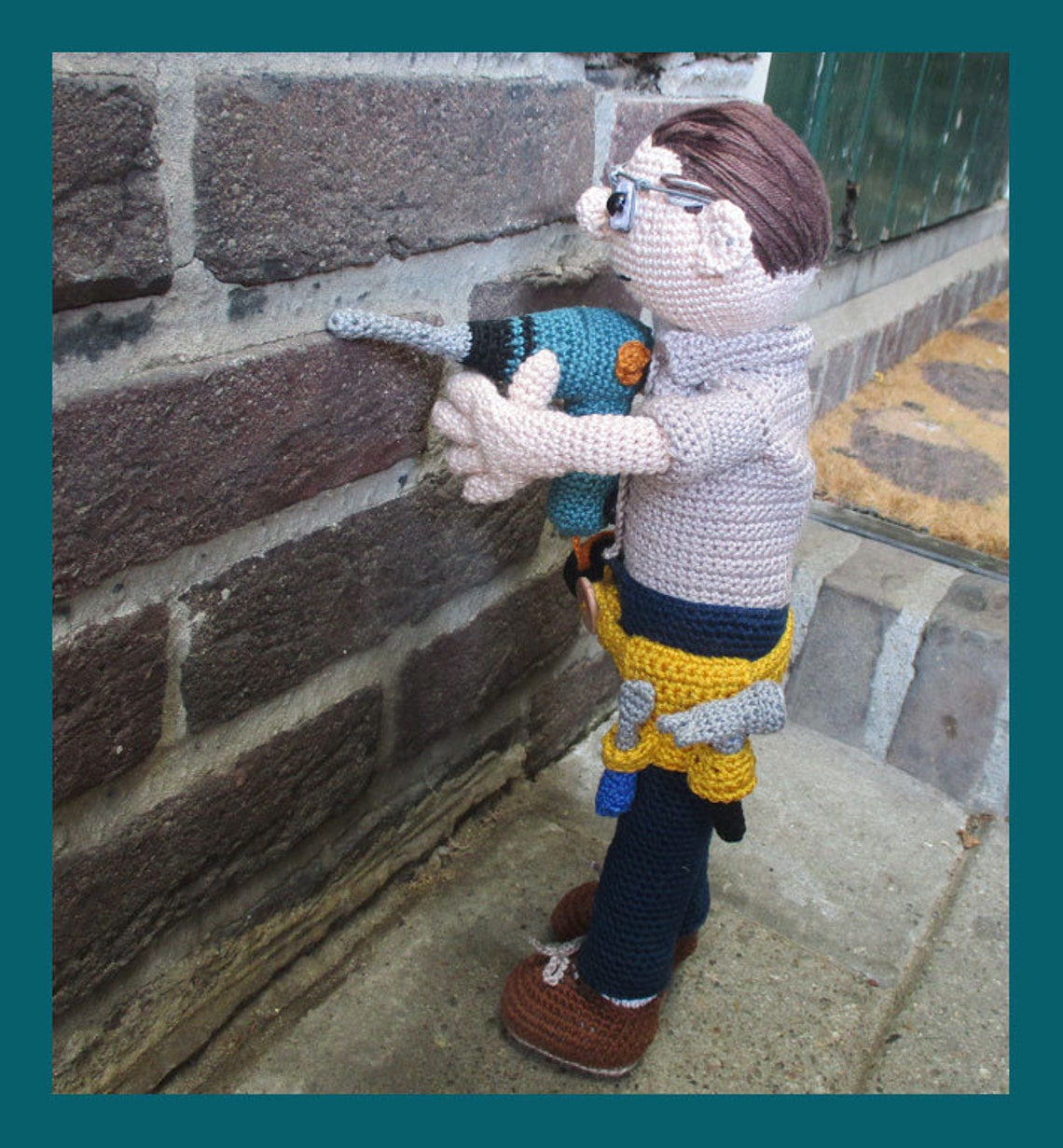 Handyman Herman Amigurumi Doll Crochet Pattern Crochet Doll - Etsy