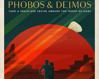Phobos and Deimos Take a Space Age Cruise Aboard the Moons of Mars. NEW ...