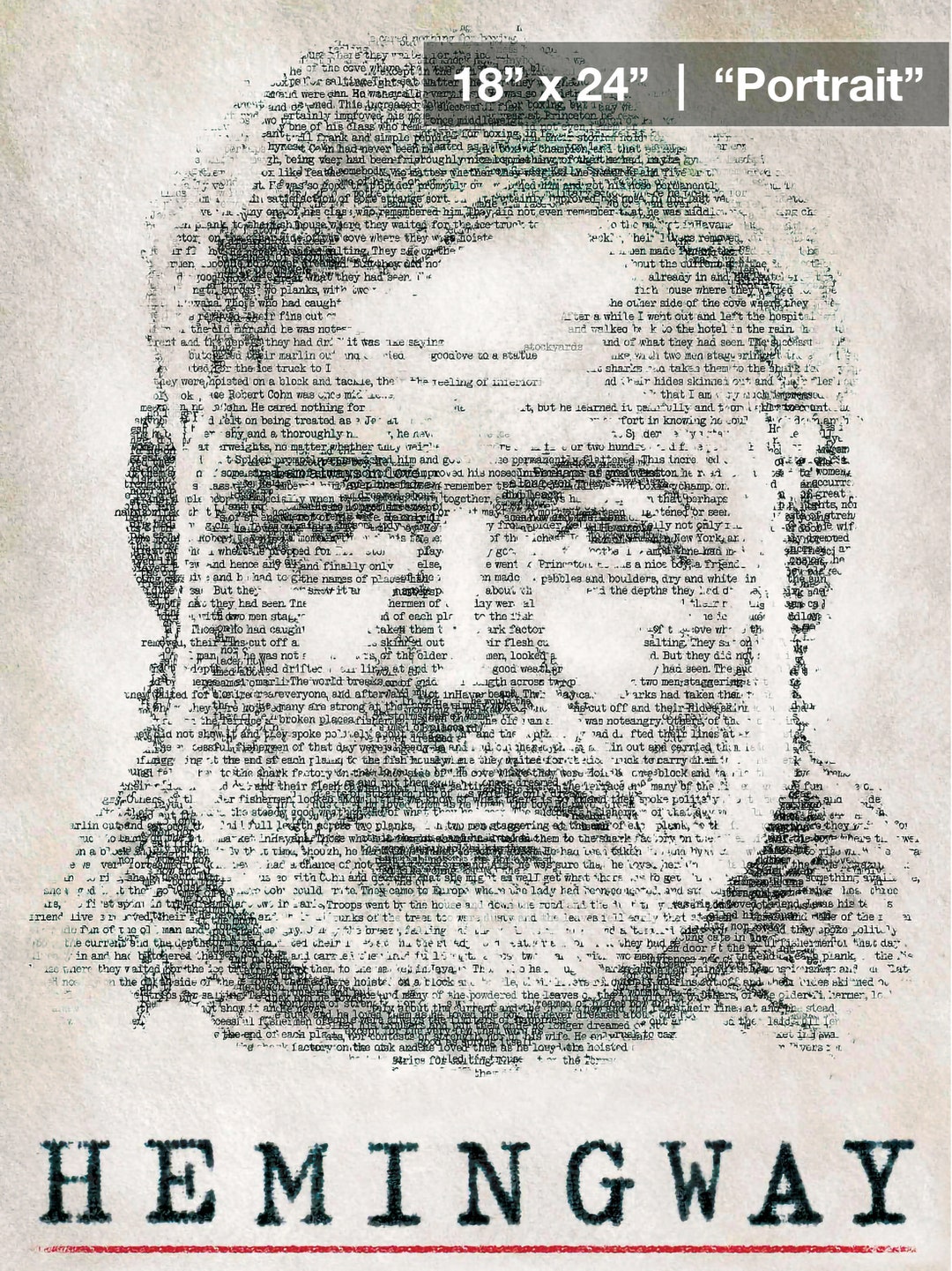 Ernest Hemingway - PBS Documentary Poster - Etsy