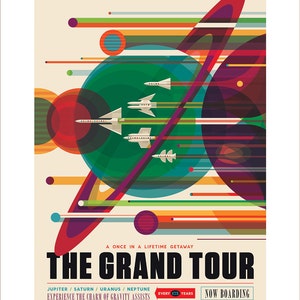 The Grand Tour - Space Tourism Poster - Etsy