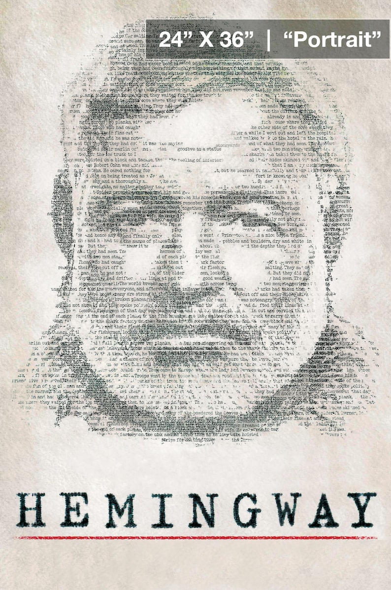 Ernest Hemingway - PBS Documentary Poster - Etsy