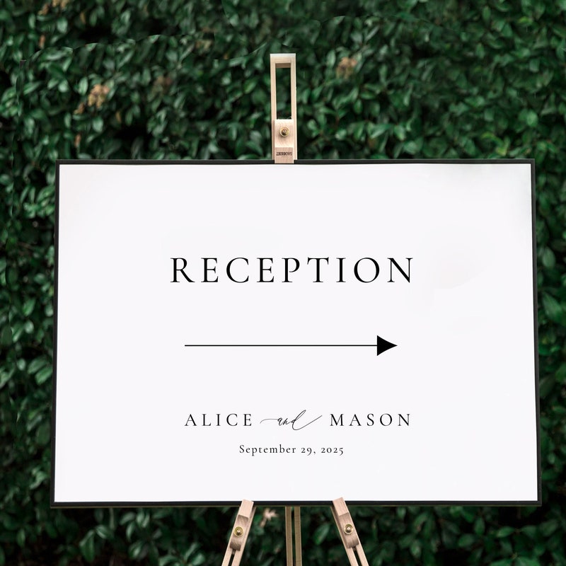 Reception Signs - Etsy